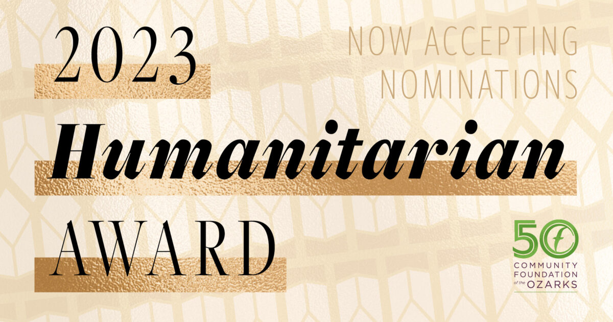 Humanitarian Award Nominations Accepted - Community Foundation of the ...
